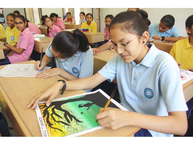 Drawing Competition 2023 , Randesan, India